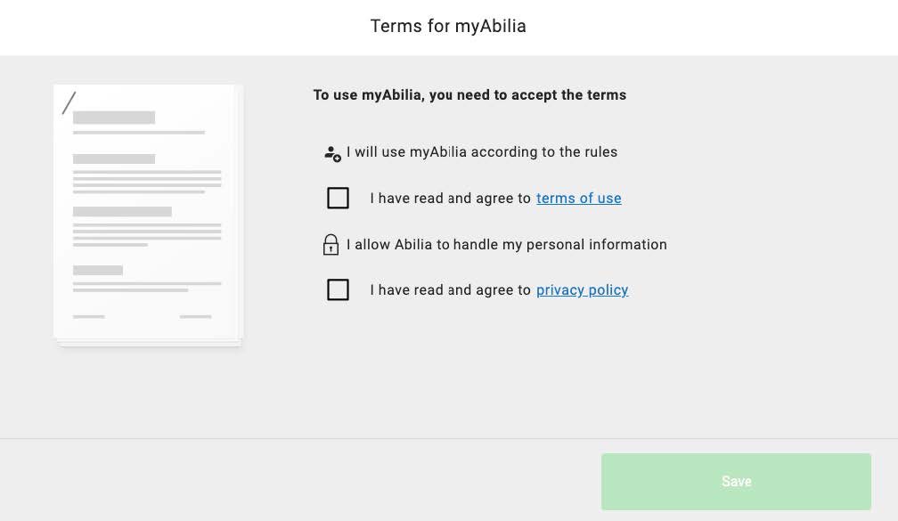 Change regarding accounts in myAbilia | Abilia